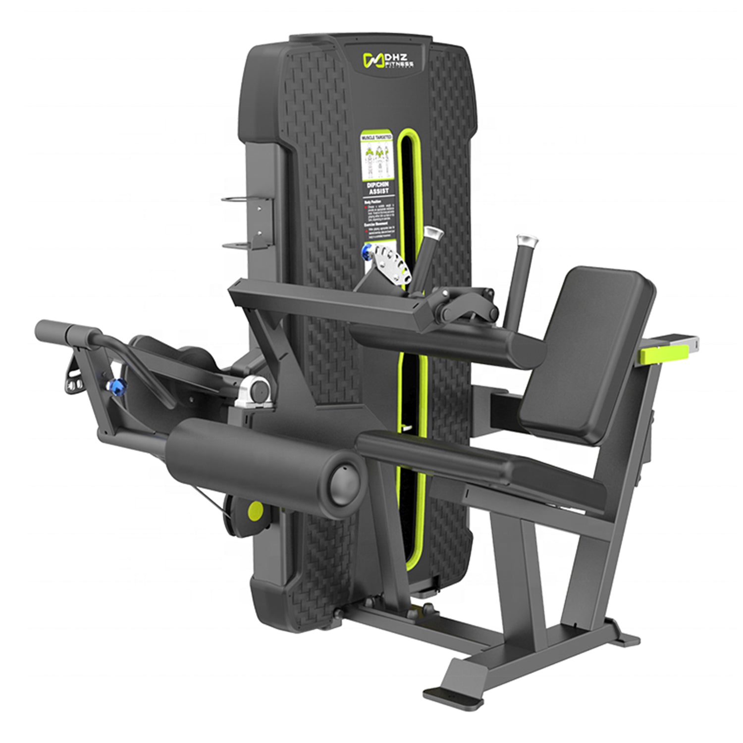 DHZ Fitness Seated Leg Curl E4023A | Commercial Hamstring Machine ...