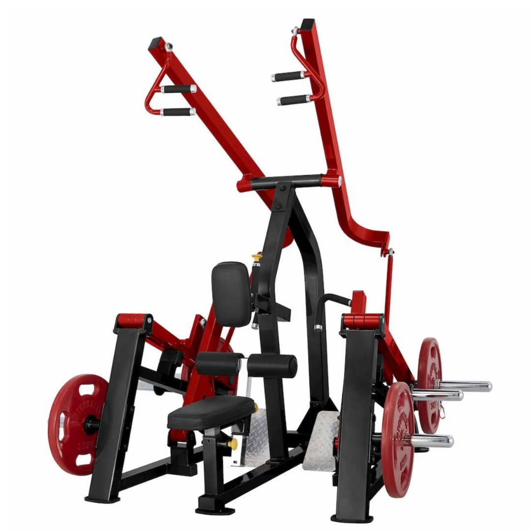 Steelflex Lat Pulldown / Seated Row | Dual Plate Loaded Back Machine ...